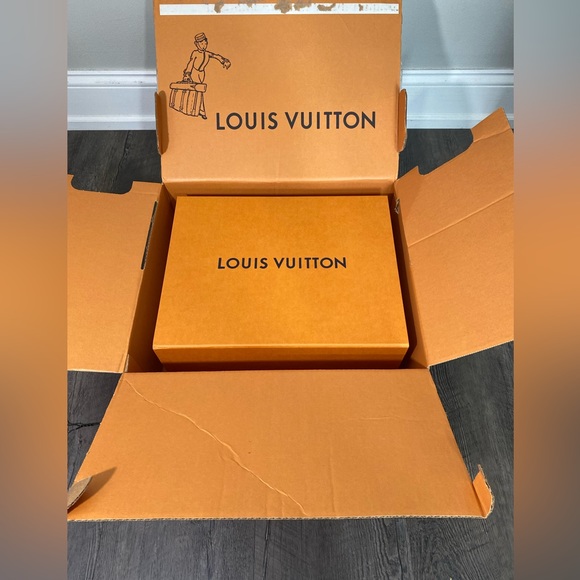 Louis Vuitton | Shoes | Louis Vuitton Empty Shoe Box Shipping Box ...